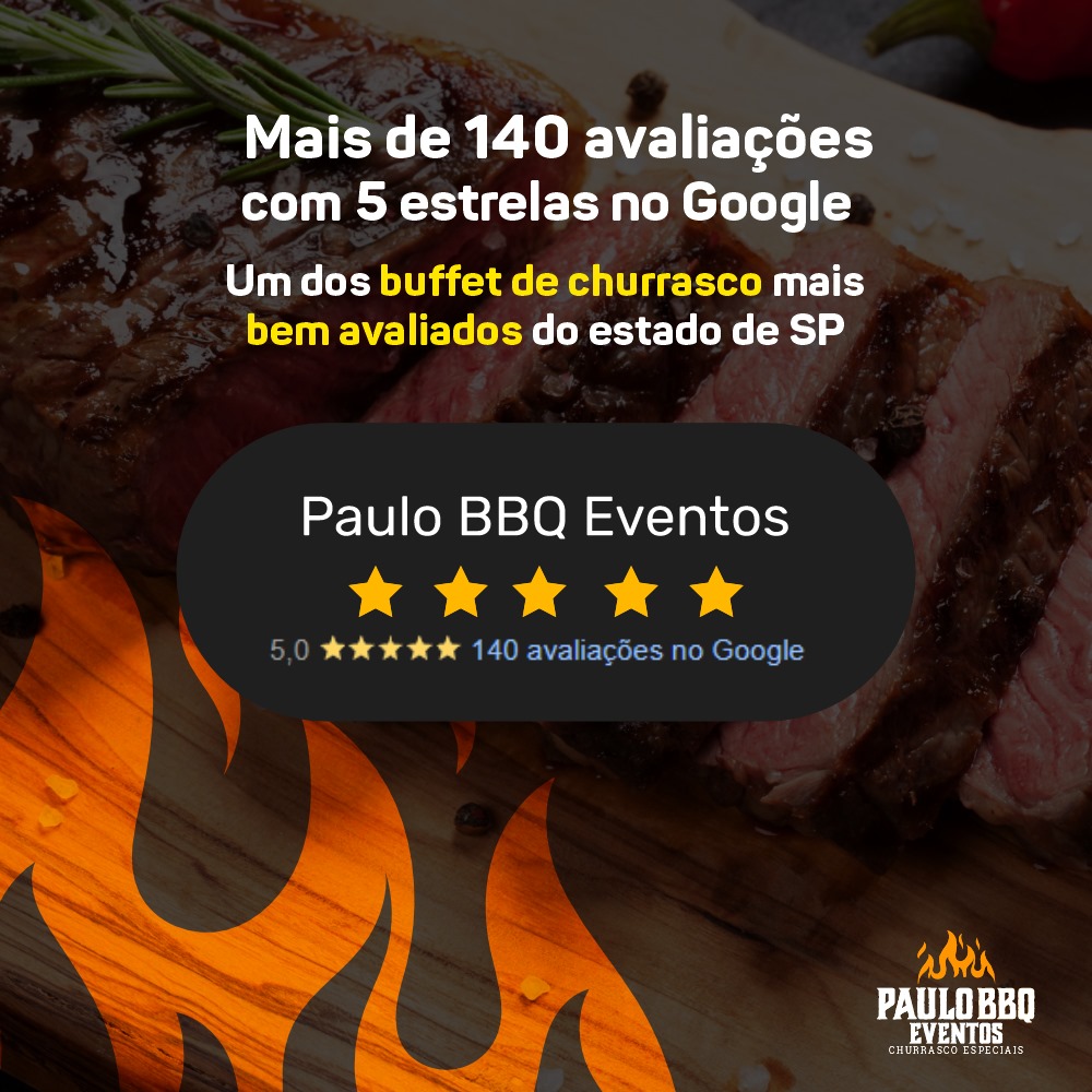 Paulo BBQ Eventos – Buffet de Churrasco em seu Evento